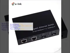 China 10/100/1000M Media Converter 4-TX + 2-FX(SC) Port Fiber Switch for sale
