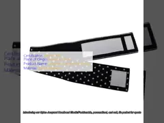 Banda de cabeza de nylon jacquard elástica de moda personalizada personalizada suave elástica para el deporte