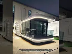 China Portable Space Capsule House 3460mm Foldable Eco-Friendly Design for sale