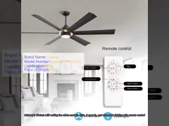 China Home 72 Inch Large Modern Ceiling Fan Manufacture Remote Control Ceiling Fans Roof Fan With Led Light for sale