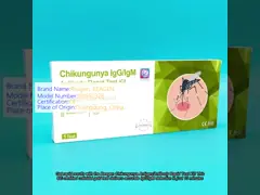 China Chikungunya Antigen Antibody Rapid Test Kit IgG IgM Colloidal Gold for sale