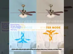 Manufacturer Living Room / Bedroom / Dining Room Lighted Ceiling Fan With 110-240V And Cooling Function