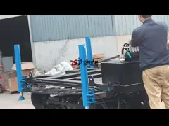 China 3.5 MT Loading Capacity Crawler Track Undercarriage 3400×1720×1500mm with 18 km/h Speed for Agriculture for sale