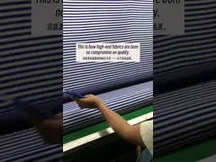 Breathable Wear-Resistant Skin-Friendly Anti-Wrinkle Crisp Striped Knit Fabric For T-Shirt