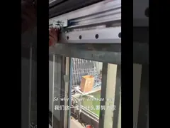 Motorized induction glass door