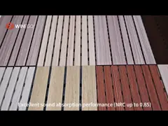 Sustainable Fireproof Grooved Acoustic Panels for Clearer, Quieter Spaces