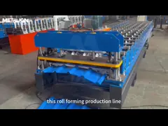China 20m/min Automatic 5.5Kw Galvanized Steel Trapezoidal Roof Panel Roofing Roll Forming Machine for sale