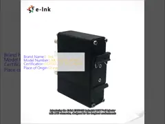 EN50155 Industrial 10/100/1000M/2.5G/5G 90W PoE Injector with M12 connector