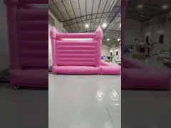 Popular Moonwalk Pink Inflatable Bouncy Castle Bounce House Jumping Castle