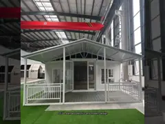 Customizable Prefab Folding House 20ft/40ft with Wind Resistance Grade 11