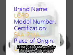 China LORD PMA Parts for Multiple Aircraft Models including Helicopters for sale