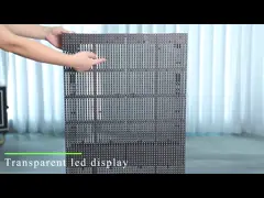 Cina 500*1000mm Dimensione del pannello Esterior Display trasparente LED Curtain LED Video Mesh in vendita