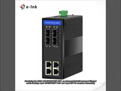 Industrial 4-port 10/100/1000T 802.3at PoE + 4-port 100/1000X SFP Managed Ethernet Switch