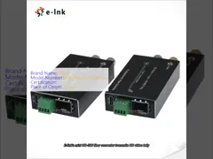 Mini-type HD-SDI to Fiber Converter with Tally & Reverse RS485