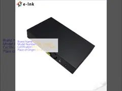 10/100/1000M Media Converter 4-TX + 3-FX(SFP) Port Fiber Switch
