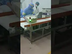 Highly Sensitive Converyor Belt Tunnel Food Metal Detector With Network Rejection