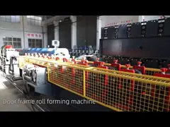 220mm Width Profile Door Frame Roll Forming Machine , Cold Roll Forming Equipment