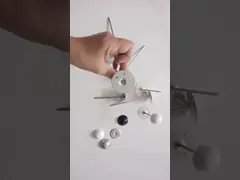 China Round Perforated Base Steel Marine Adhesive Insulation Pin 62.5mm Length for sale