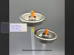 China 1 Inch Aerosol Spray Valve For Shaving Gel And Foam Packaging Solutions for sale