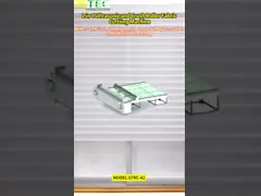 Ultrasonic&Crush 2in1 Roller Blind Fabric Cutting Machine with Automatic Measuring Stop