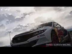 China 42-Inch Triple Ultra VR Racing Leather Seats 3 Screen Racing Machine For Sale for sale