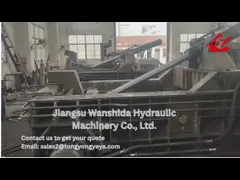 Y83Q-135 macchina idraulica per imballaggio di metallo di tipo frontale con funzionamento manuale/automatico della valvola