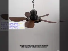 China wholesale  American Retro Fan Light Variable Frequency LED Ceiling Fan with Light and Remote for sale