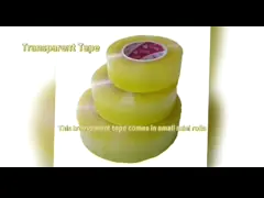 Acrylic BOPP Adhesive Tape Custom No Low Noise Packaging Tape Clear With Logo
