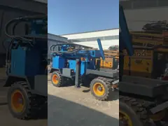 200Meters Depth Pressure Trailer Mounted Drill Rig For Water Well Drilling