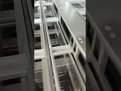 China Cable Support Fireproof Cable Tray with Steel Material and Load Capacity Up To 1000 Lbs for sale