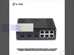 Industrial 6-Port 10/100T 802.3af/at PoE + 3-Port 100BASE-FX Ethernet Switch