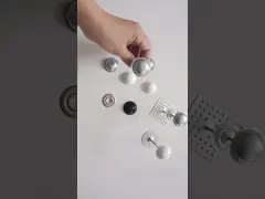China Customizable Aluminum Or Plastic Insulation Dome Caps Washers For Insulation Fixing for sale