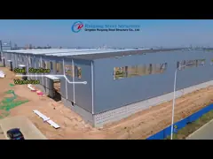 China Customized PEB Steel Structure Industrial Hall Steel Structure Foam Plant for sale