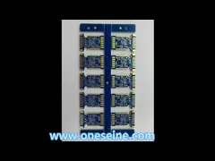 Blue Ceramic Multilayer PCB Board Fabrication Isola FR408 / FR408HR