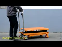 China 500kg Hydraulic Lifting Platform With Roller Hydraulic Table Manual Scissor Lifting Tables for sale