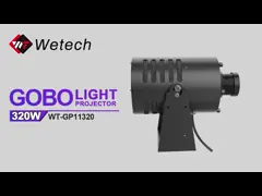 China 320W Gobo Light Projector  Indoor Projector Light Customized Logo Image for sale