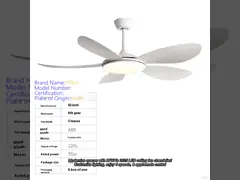 China wholesale, manufacturer, factory，batch,tailered, customized      2025 New Modern LED Ceiling Fan Light Invisible Electric Fan Chandelier for Household Living Dining & Bedroom Wholesale Export for sale