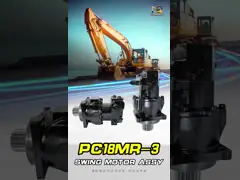How to replace the komatsu PC18MR-3 excavator swing motor