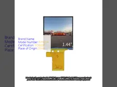 Customized 1.44“ Small-Size SPI Square TFT LCD Module 128*128 Responsive Touch Panel