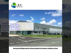 China Hot-Dipped Galvanized Steel Warehouse with CZ Purlin and Sandwich Panels for sale