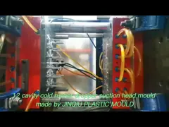 12cavity cold runner dropper pipe mould in PP material