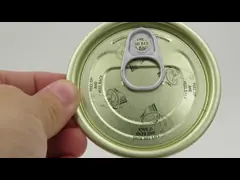 China 214 Full Open Iron Can Lids for Canned Goods and Foods with Easy-Open Tinplate for sale