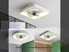 China Wholesale    Nordic Simple Smart LED Ceiling Fan Ultra-Thin Modern Design for Bedroom Dining Room Remote Control Iron for Home Use for sale