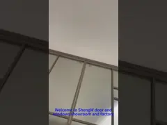 China Living Hall Bedroom Aluminium Glass Hinged Door Hinged Aluminium Doors 35 - 45MM for sale