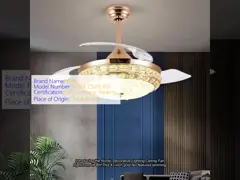 China wholesale  Nordic Decorative Lighting 42 Inch Indoor Gold Dimming Remote Control Ceiling Fan Light for sale