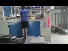 China Semi-Automatic Vacuum Blister Molding Machine for 1-10mm Thick Plastic Plates with 1600*1300*300mm Mould Size and 15-inch Touch Screen for sale