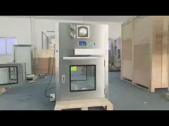 Caja de pases de flujo laminar de puerta automática. Transferencia sin contacto HEPA filtrada para zonas críticas.