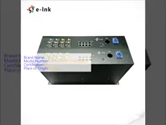 China 8Ch Gigabit PoE + 6Ch Forward 3G-SDI + 2Ch Backward 3G-SDI Fiber Optic Extender for sale