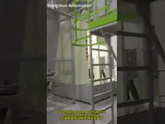 China High Precision Automated Powder Coating Line Electronics Components Powder Coat Paint Line for sale