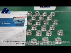 China JMZ-T1-1.4A Friction Damping Isolators Top Plate or Eye Bolt Mounting 50N/mm Axial Stiffness for All Types of Equipment for sale